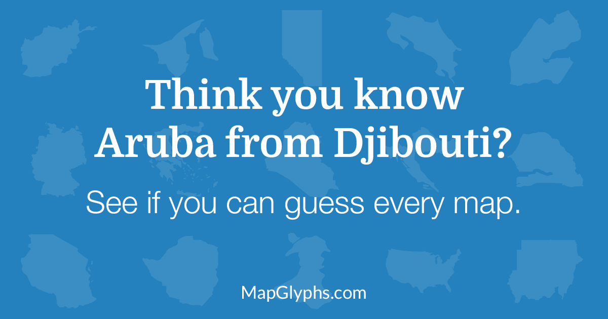 How well do you know the maps of the World? | Map Glyphs
